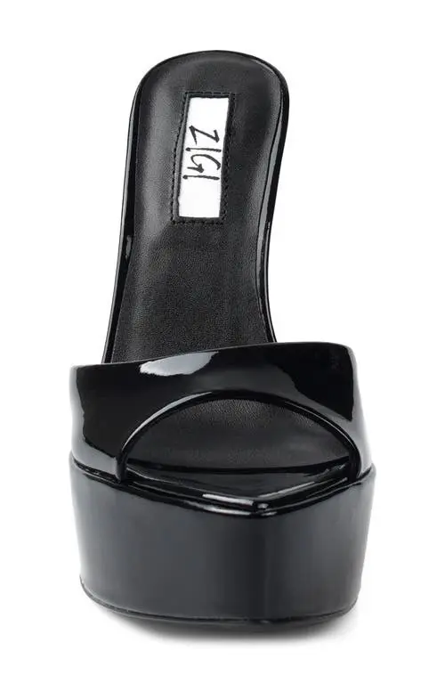 ZIGI Lizzey Platform Slide Sandal - Blklt