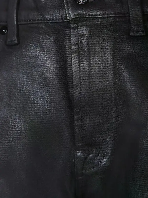 7 For All Mankind Coated Wide-leg Jeans