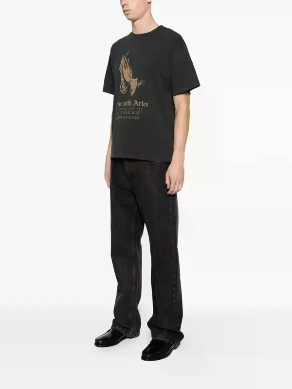 Aries Faded Arise With Ss T-shirt