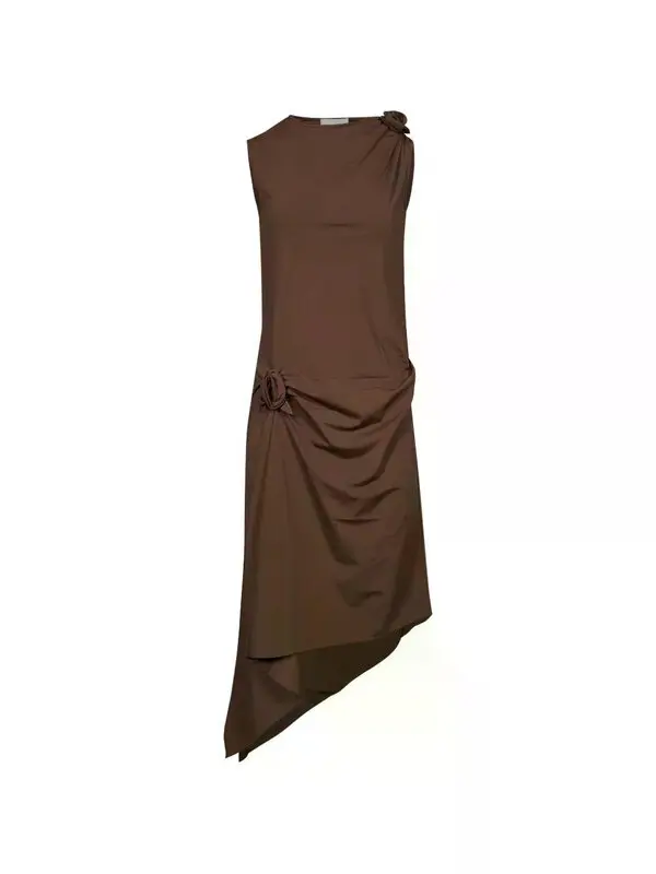 Coperni Relaxed Flower Gown - Brown