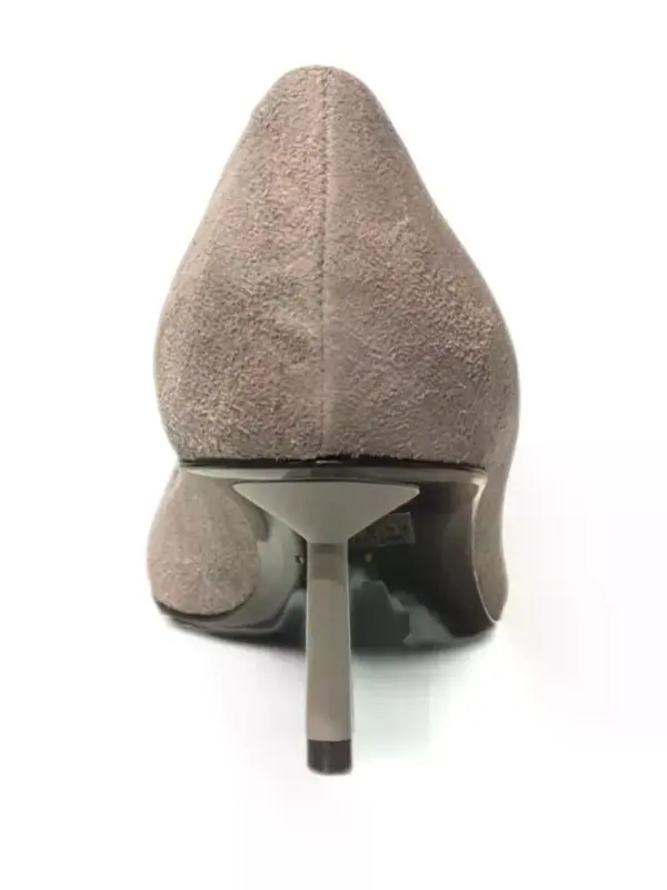LE SILLA Vivienne Pointed-toe Suede Pumps