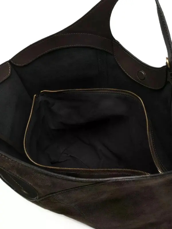 GIANNI CHIARINI Large Infinity Suede Tote Bag