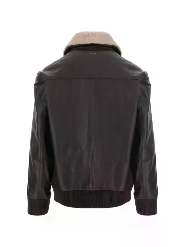 BOSS Jopeak Leather Jacket