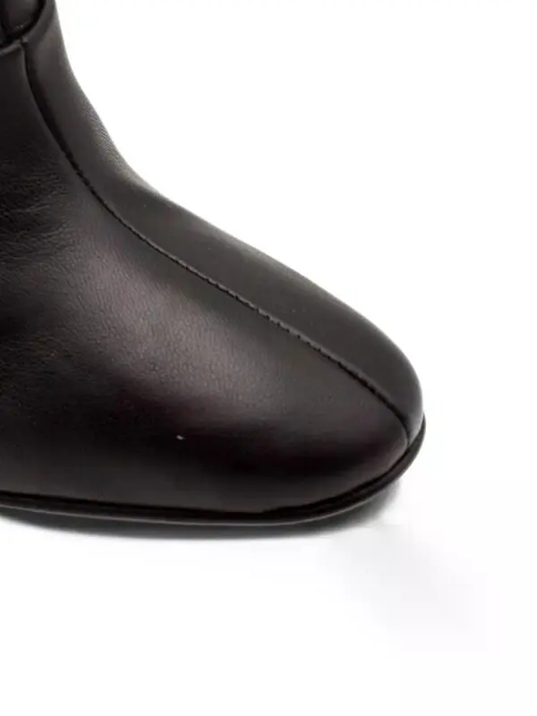 Alberta Ferretti Gathered Block-heel Boots