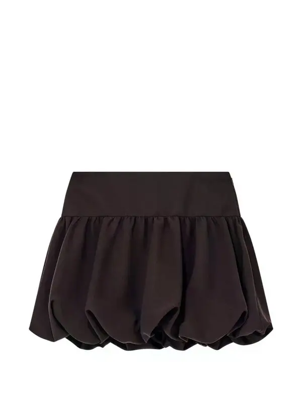 Armani Exchange Gathered Bubble-hem Mini Skirt