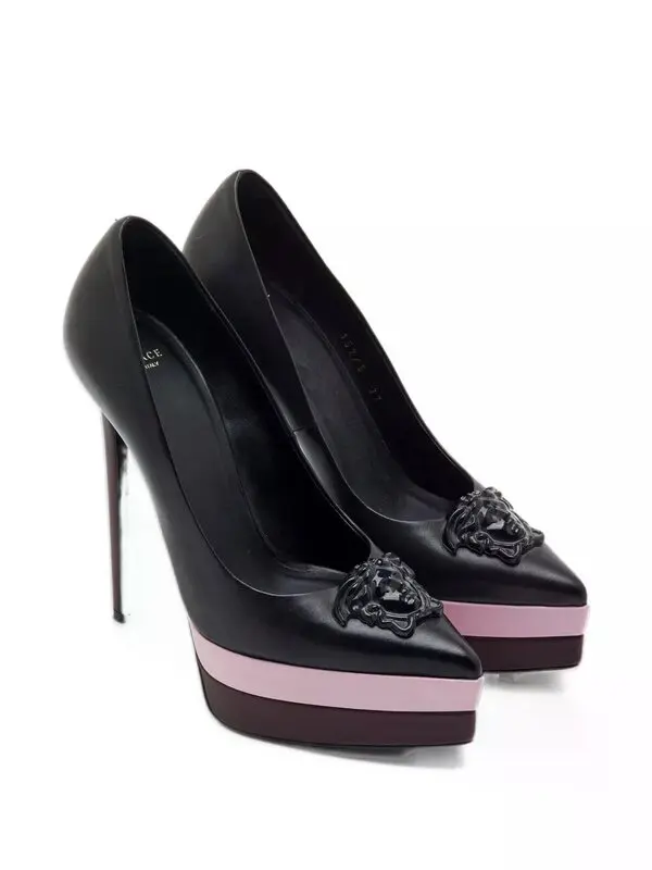 Versace Medusa Palazzo Platform Pumps