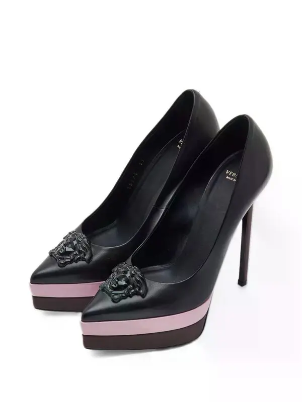 Versace Medusa Palazzo Platform Pumps