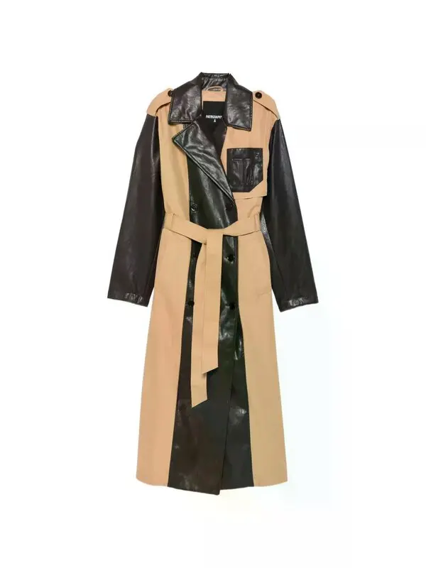 Patrizia Pepe Panelled Double-breasted Coat