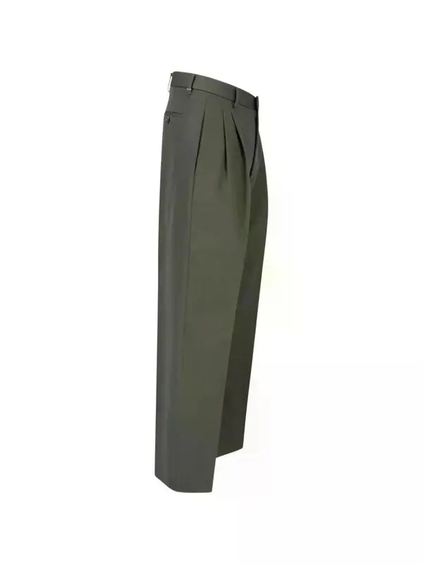 BE ABLE Pleated-detail Straight-leg Trousers
