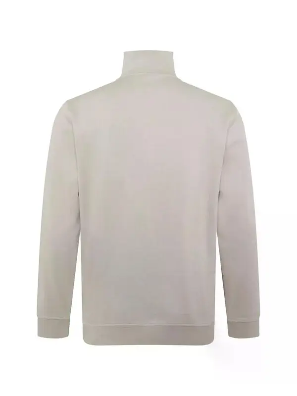BOSS Cotton-terry Sweatshirt With Zipper Collar
