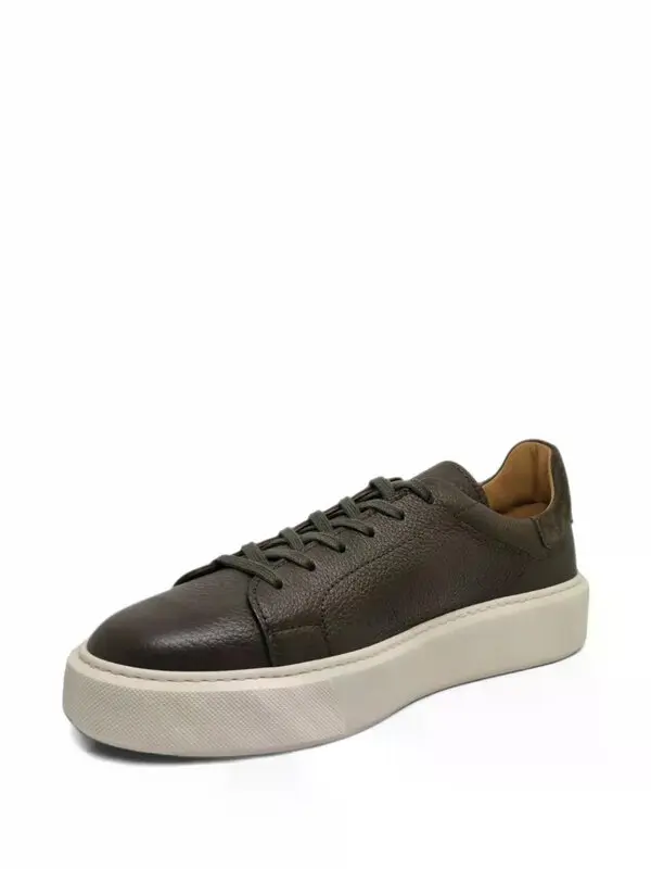 HENDERSON BARACCO Leone Pebbled Leather Sneakers