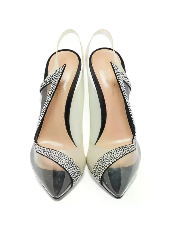GIANVITO ROSSI Hortensia Crystal-embellished Pumps