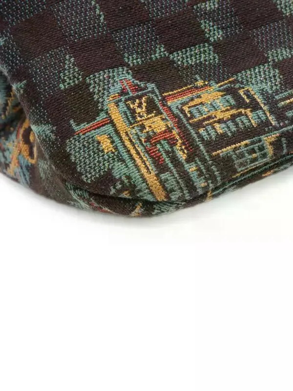 LOUIS VUITTON 2021s Mm Damier Palm Tree Tote Bag - Blue