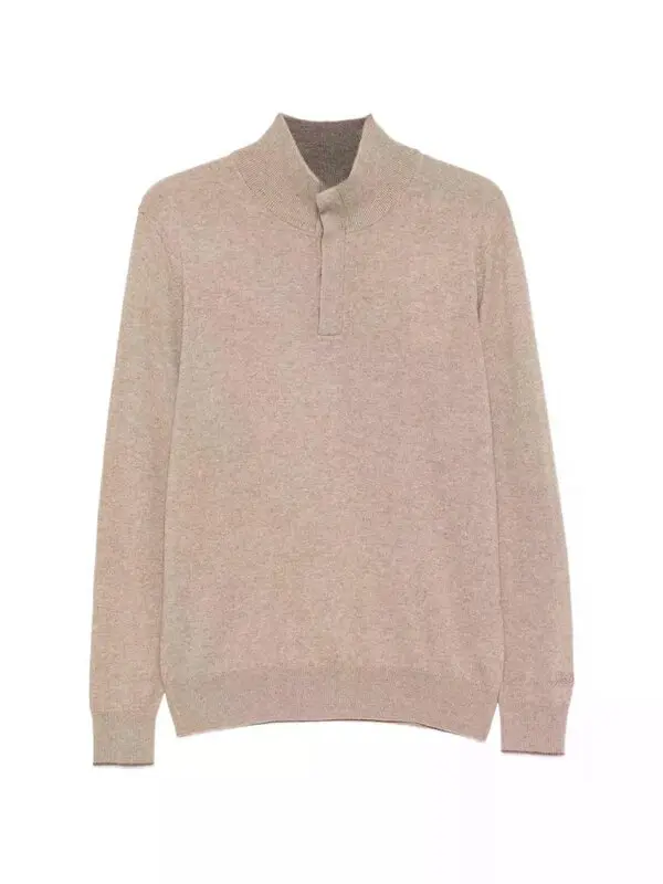 MC2 SAINT BARTH Marlow Button-fastening High-neck Sweater