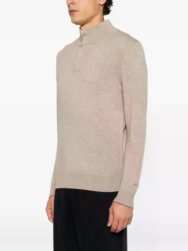 MC2 SAINT BARTH Marlow Button-fastening High-neck Sweater