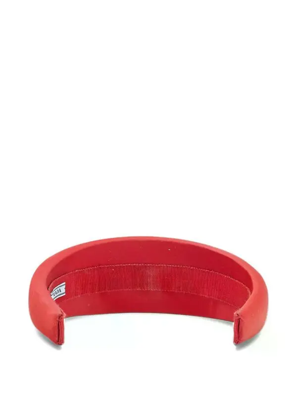 Prada Re-nylon Triangle Logo Padded Headband