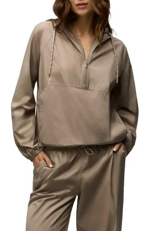Greyson Wind Half Zip Jacket - Clay