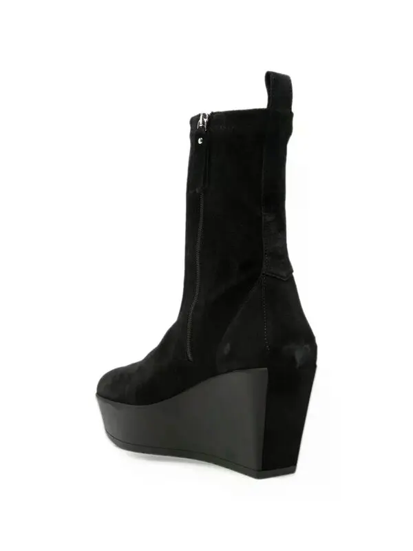 VIC MATIE Wedge-heel Platform Ankle Boots