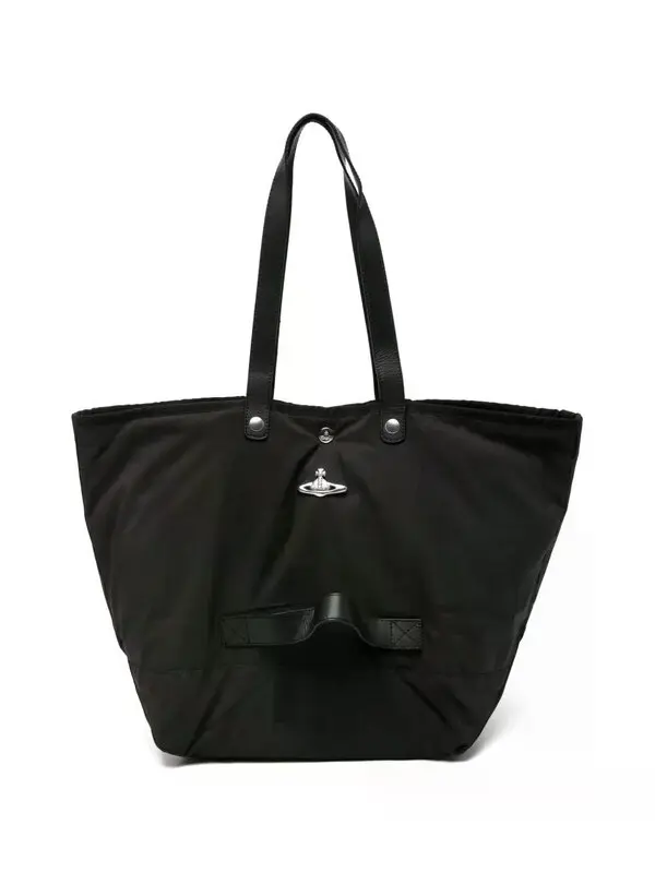 VIVIENNE WESTWOOD Orb-plaque Tote Bag - Onyx