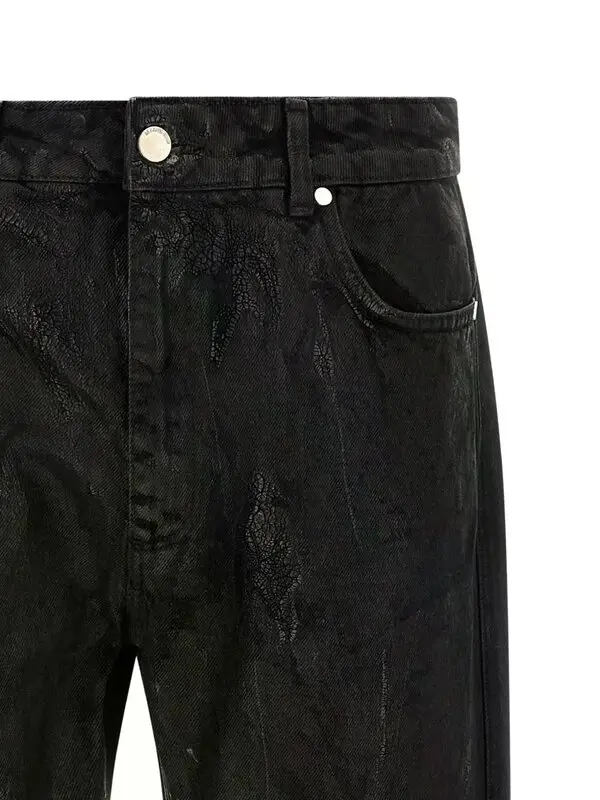 44 LABEL GROUP Craquelé-effect Jeans