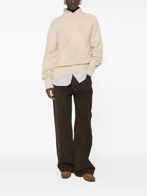 Extreme Cashmere Bourgeois Knitted Crew-neck Sweater