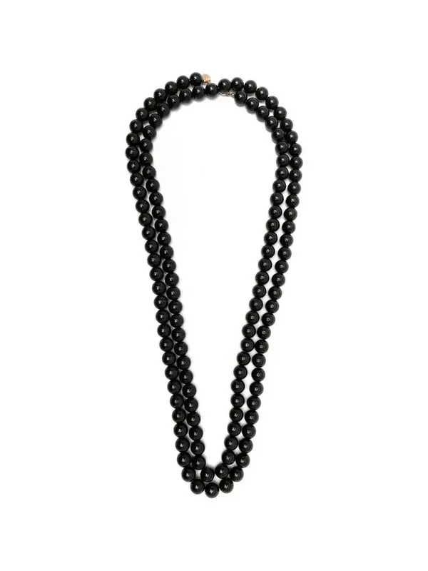 ALESSANDRO ENRIQUEZ Beaded Double-strand Necklace - Black