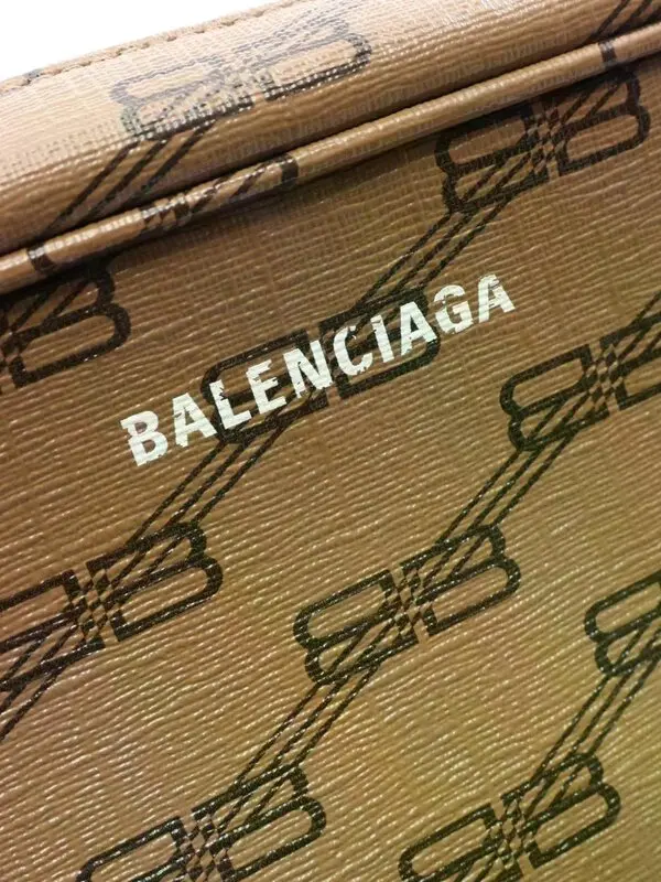 Balenciaga 2010s Medium Bb Monogram Crossbody Bag