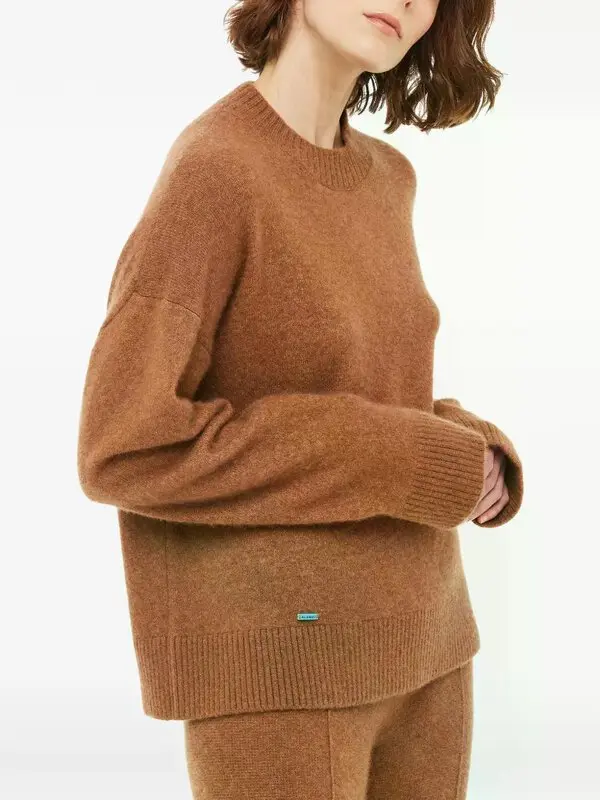 Alanui Finest Crew-neck Sweater - Brown