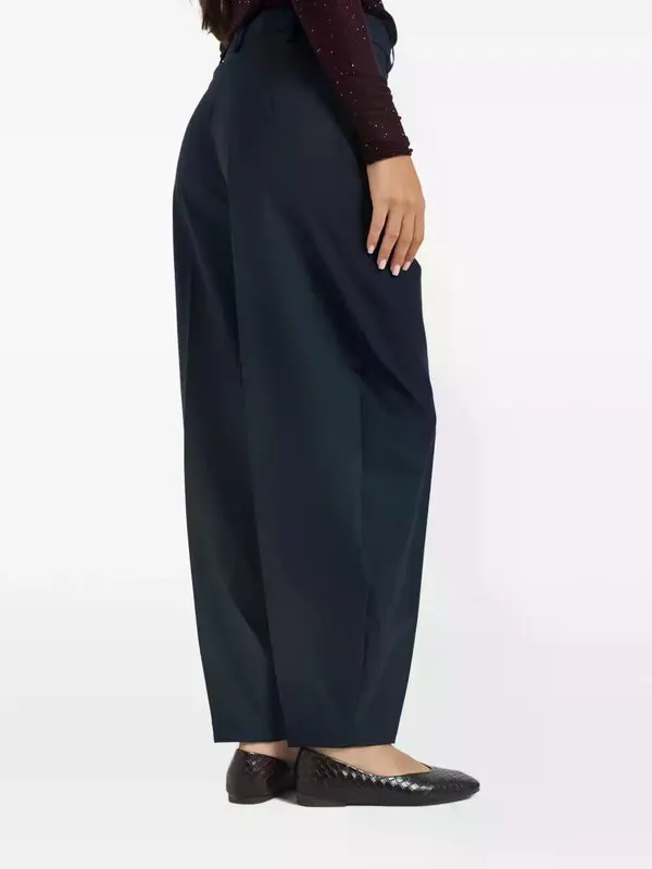 SEMICOUTURE Pleated Tapered Trousers
