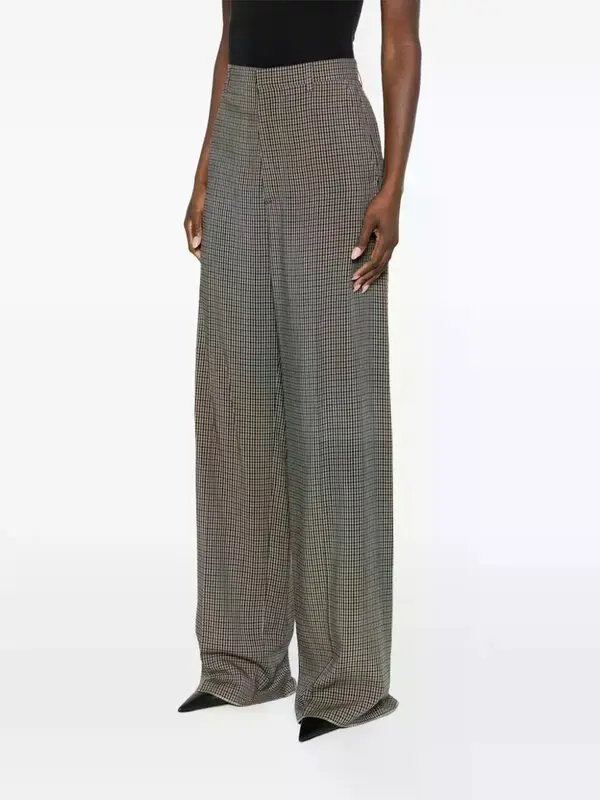Balenciaga Large Tailored Pants In Khaki