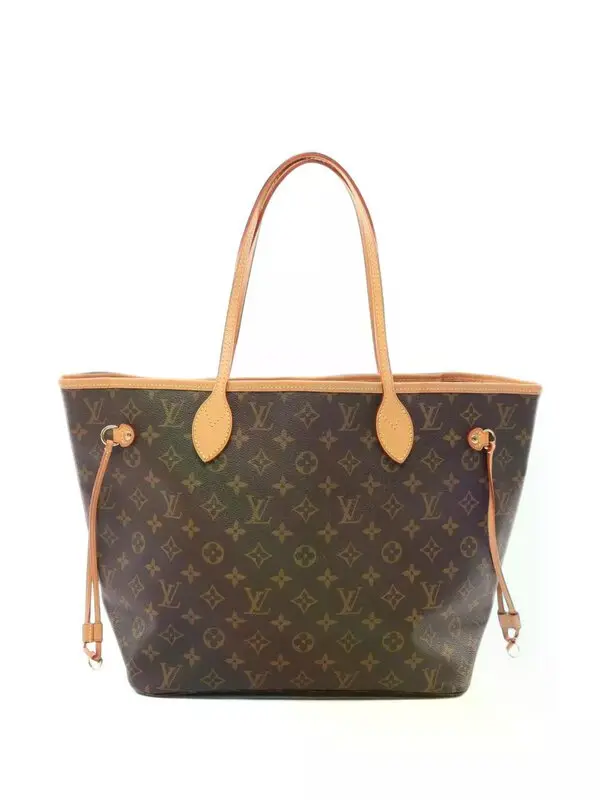 LOUIS VUITTON 2011 Mm Neverfull Monogram Tote Bag - Brown