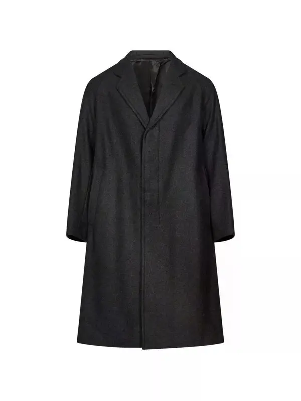 _J.L - A.L_ Concealed-fastening Notched-lapels Coat