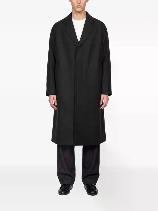 _J.L - A.L_ Concealed-fastening Notched-lapels Coat