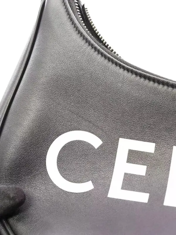 Celine 2010s Medium Ava Logo Print Shoulder Bag