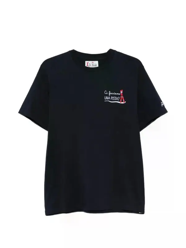 MC2 SAINT BARTH Arnott Embroidered Logo-patch T-shirt