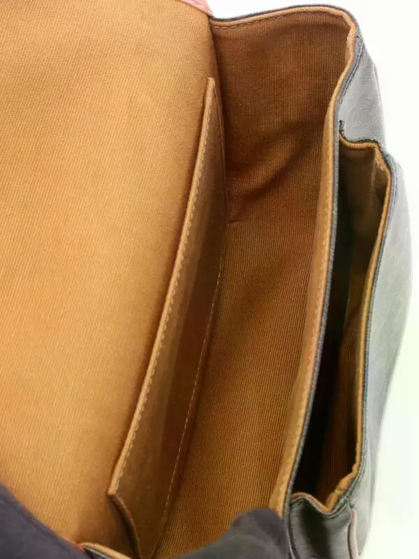 Celine 2000s Medium Folco Triomphe Shoulder Bag - Brown