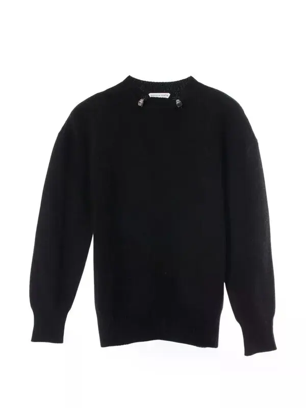 Bottega Veneta 2000s Metal-ring Sweater - Black