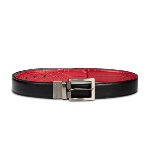 Nike Crocodile Reversible Belt - Red