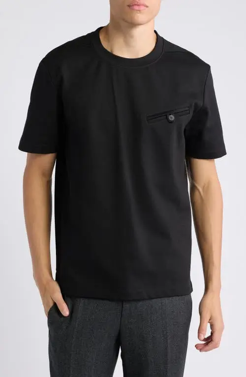 BOSS Dilanso Cotton Blend T-shirt - Black