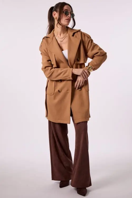 BLUE REVIVAL Cassie Trench Coat