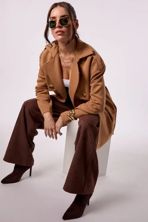 BLUE REVIVAL Cassie Trench Coat