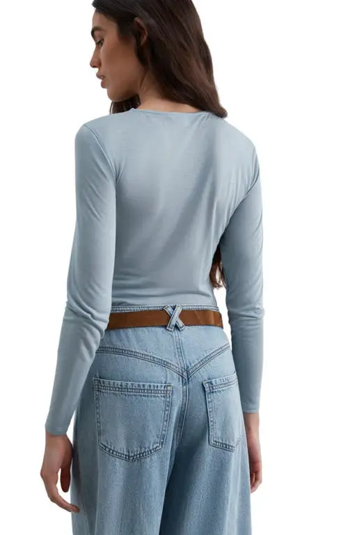 SCALPERS Lyocell Knot T-shirt
