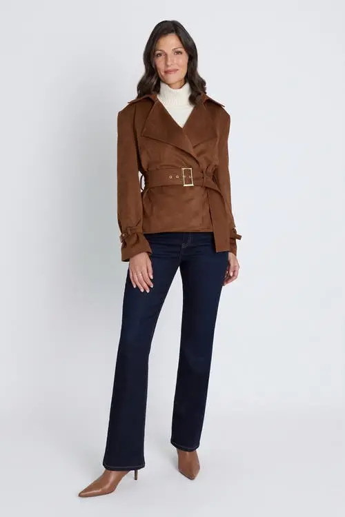 THE NOLI SHOP Ellen Suede Jacket