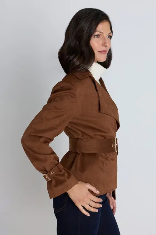 THE NOLI SHOP Ellen Suede Jacket