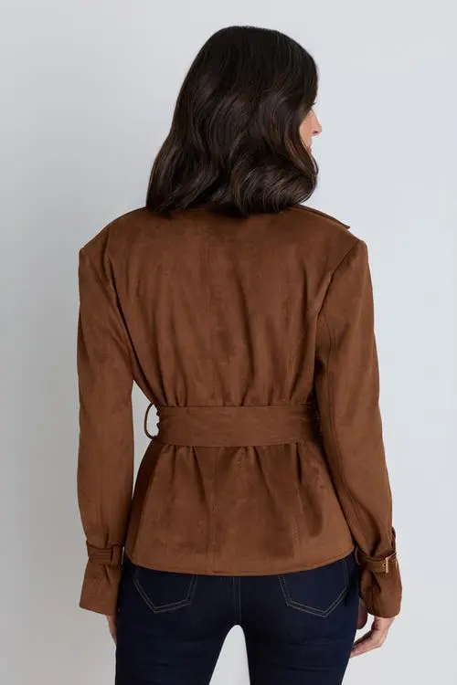 THE NOLI SHOP Ellen Suede Jacket