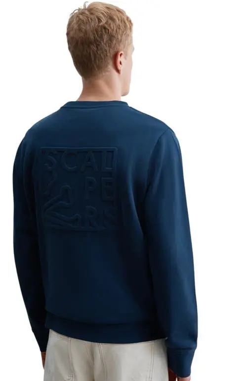 SCALPERS Embossed Logo Sweatshirt