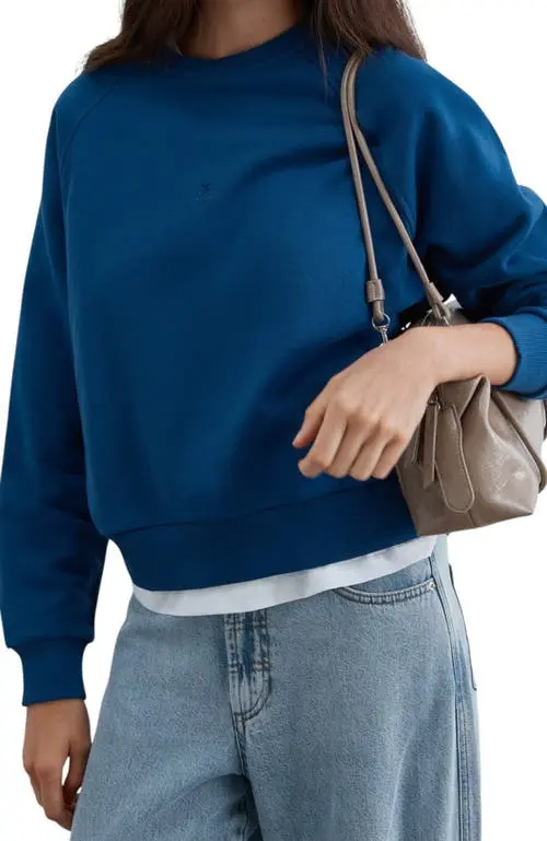 SCALPERS Back Print Glitter Sweatshirt
