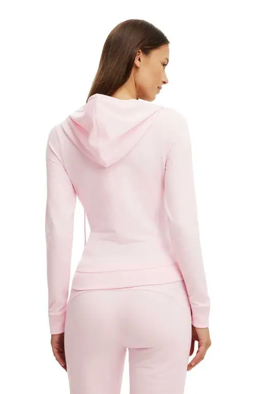 Cotton:on Active Sculpt Fleece Hooded Zip Through - Cherry Dream