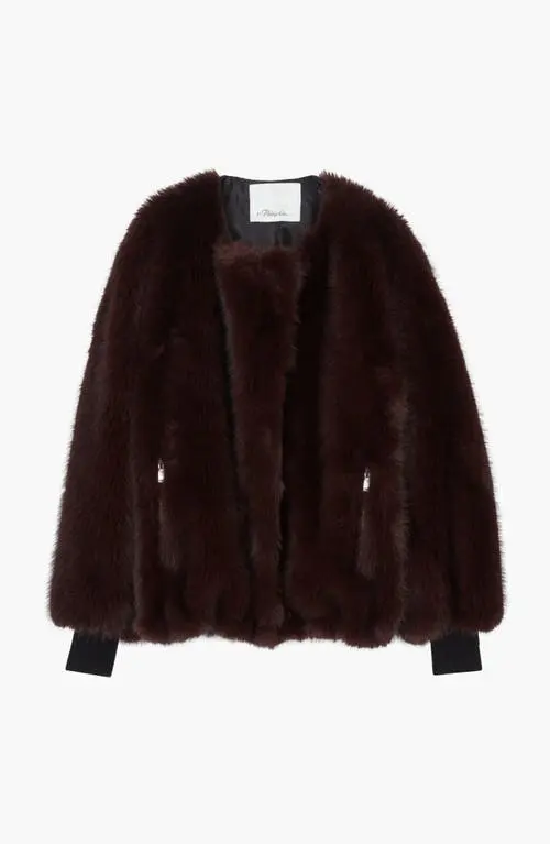 3.1 Phillip Lim Faux Fur Blouson Jacket