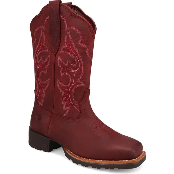 Wrangler Scarlet Boots - Saddle Wine